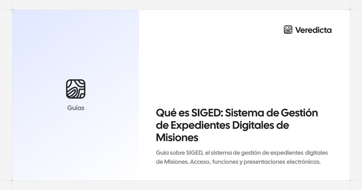 Qué es SIGED: Sistema de Gestión de Expedientes Digitales de Misiones ...